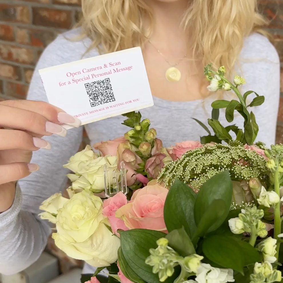 QR Blooms: Send Flowers with Personal Videos, Photos and Messages ...